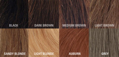 Hair Fibre Colour Chart - Hair Regrowth Consultancy